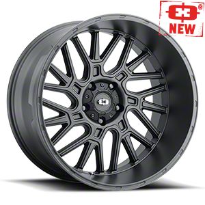 Vision Off-Road Jeep Wrangler Brawl Satin Black Wheel; 20x9; 12mm ...