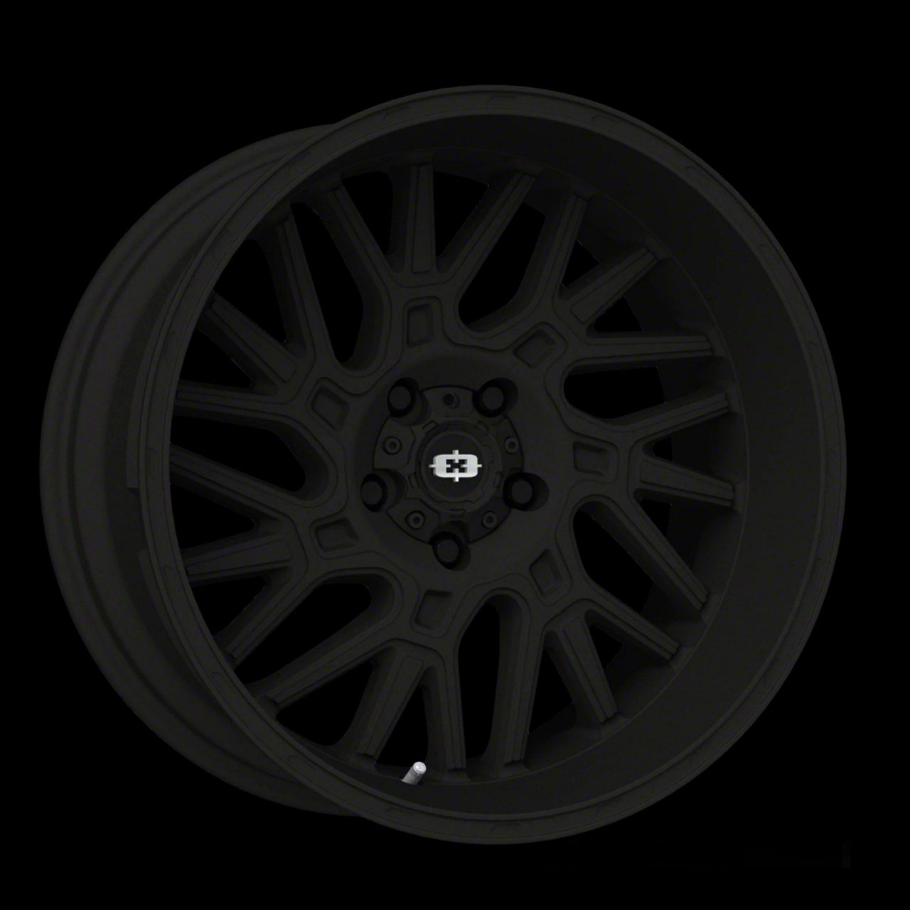 Vision Off-Road Jeep Wrangler Brawl Satin Black Wheel; 20x10; -25mm ...