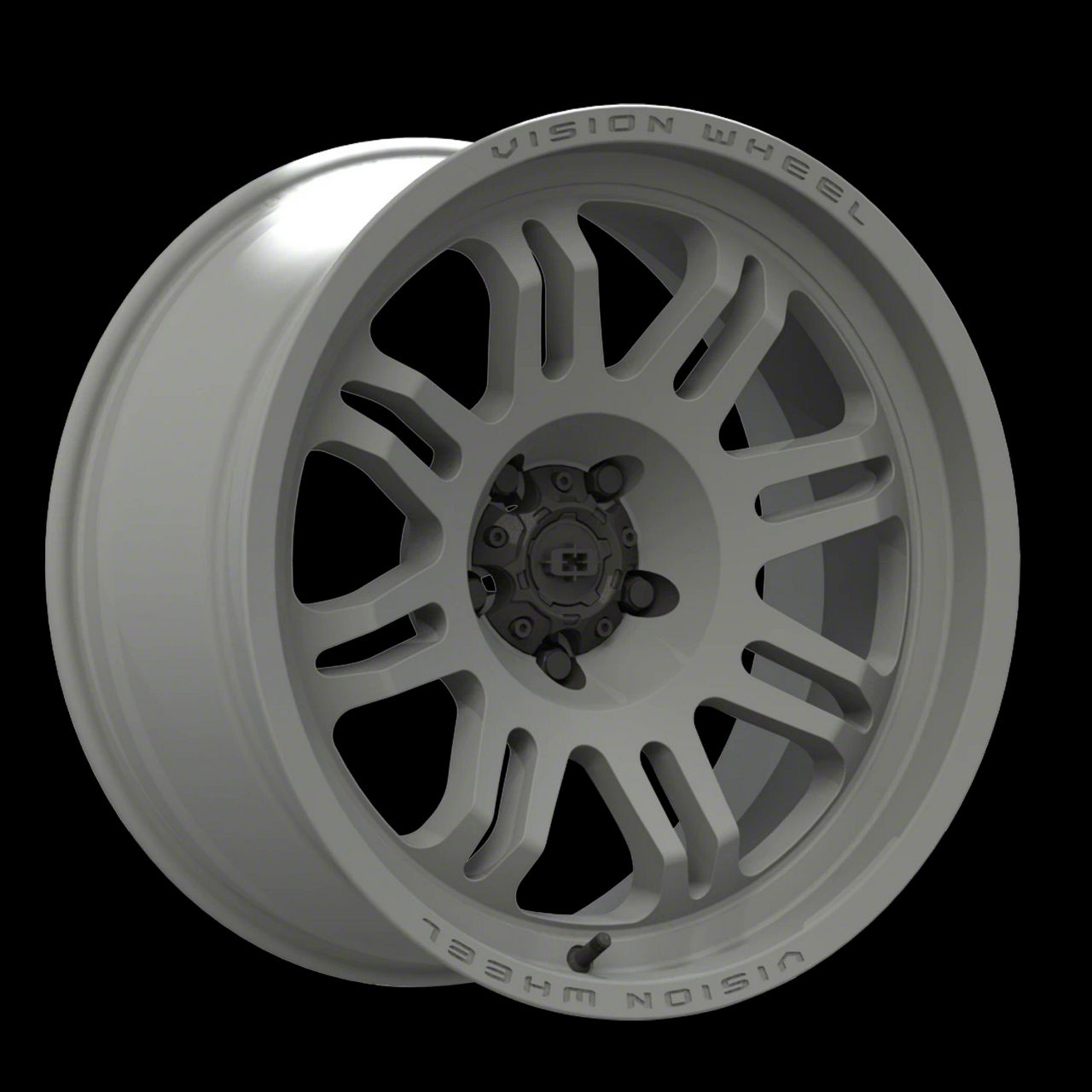 Vision Off-Road Jeep Wrangler Inferno Satin Grey Wheel; 18x9.5; -18mm ...