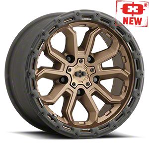 Vision Off-Road Jeep Wrangler Korupt Satin Bronze Wheel; 17x9; 12mm ...