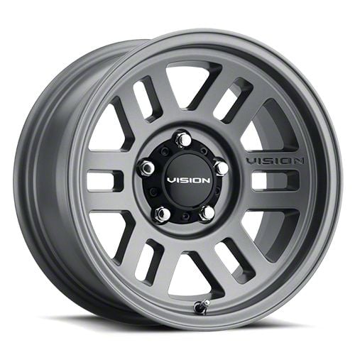 Vision Off-Road Jeep Wrangler Manx 2 Overland Satin Grey Wheel; 15x7.5 ...