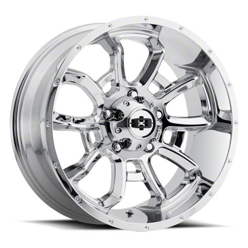 Vision Off-Road Titan Bomb Chrome 6-Lug Wheel; 20x12; -51mm Offset 415 ...