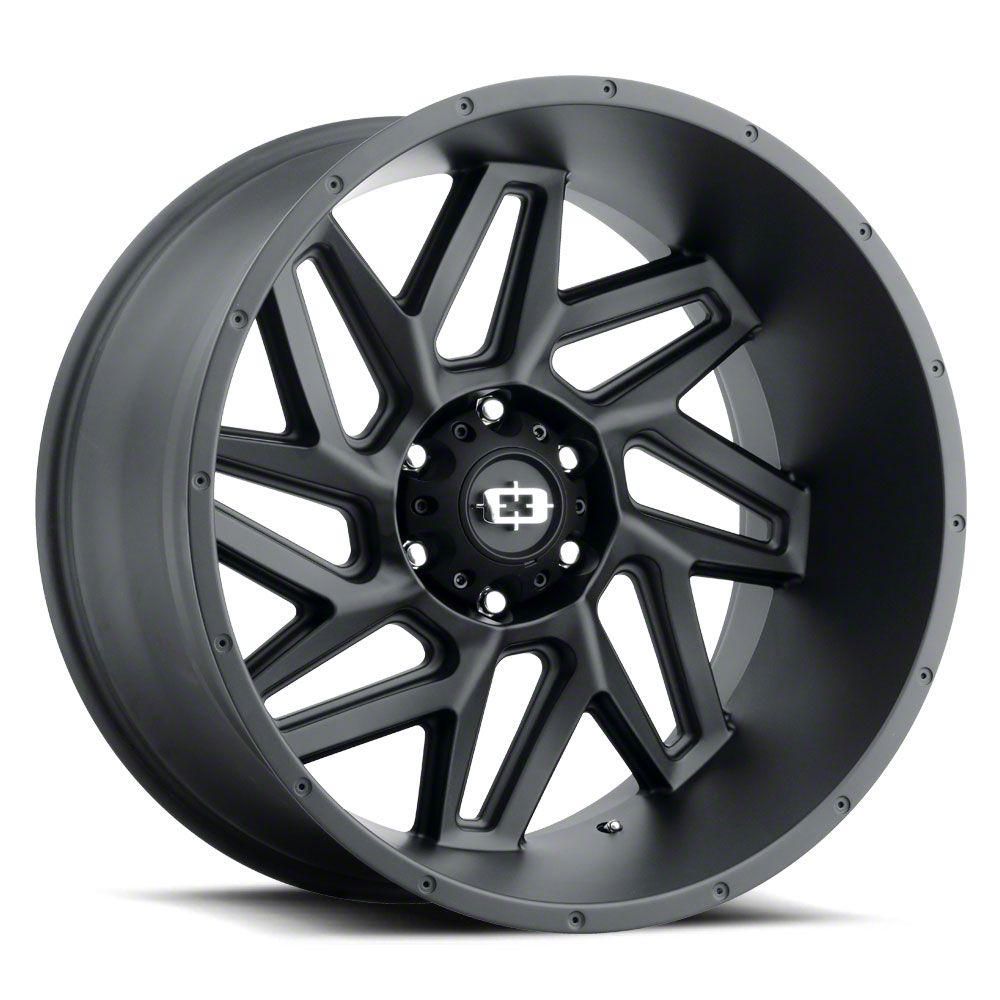 Vision Off-Road Titan Spyder Satin Black 6-Lug Wheel; 22x14; -76mm ...