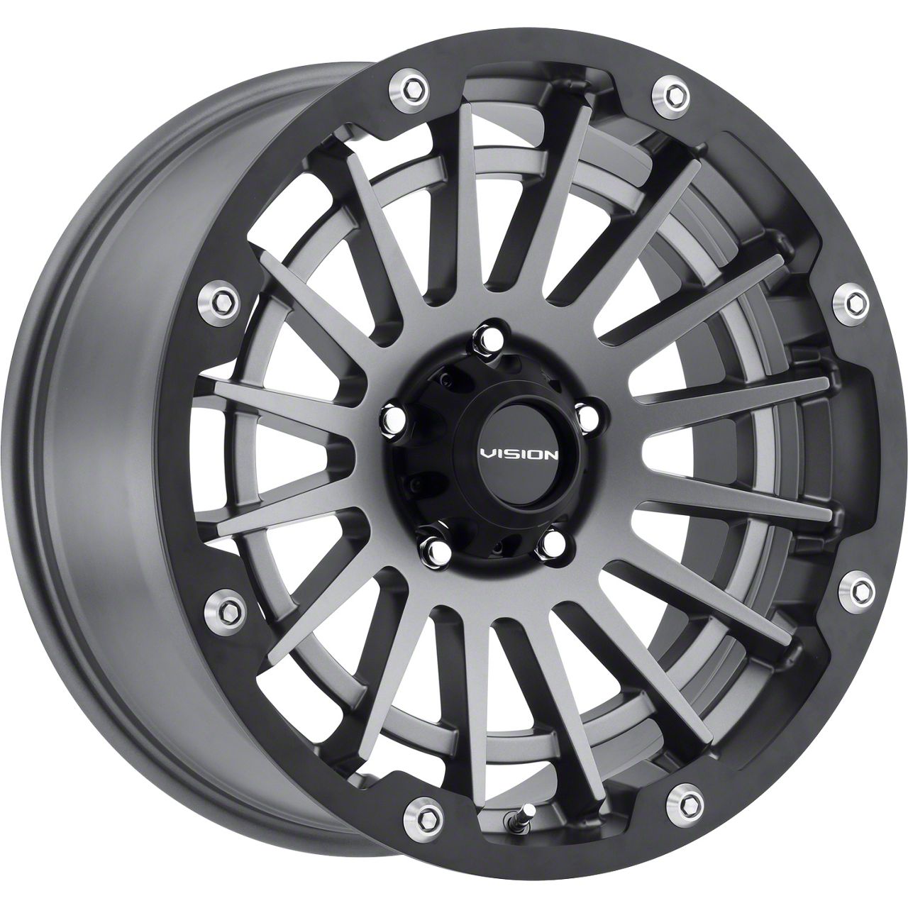Vision Off-Road Tundra 417 Creep Satin Gray 5-Lug Wheel; 18x9; 12mm ...