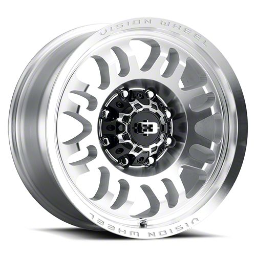 Vision Wheel Titan Inferno Milled Machine Face 6-Lug Wheel; 20x9; 12mm ...