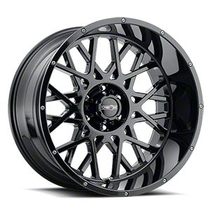Vision Off-Road Bronco Rocker Gloss Black 6-Lug Wheel; 20x12; -51mm ...