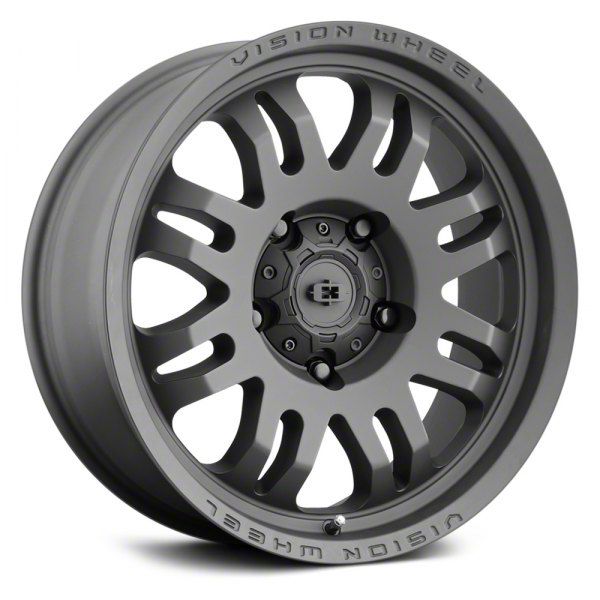 Vision Wheel Jeep Wrangler Inferno Satin Black Wheel; 17x9.5; -18mm ...