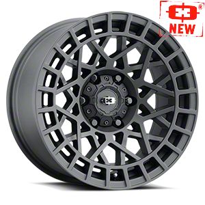 Vision Wheel Jeep Wrangler Savage Satin Black Wheel; 17x8.5; -24mm ...