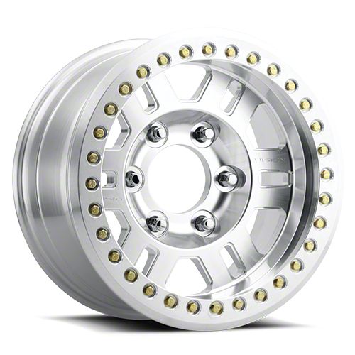 Vision Wheel Jeep Wrangler Manx Beadlock Machined Wheel; 17x9.5 ...