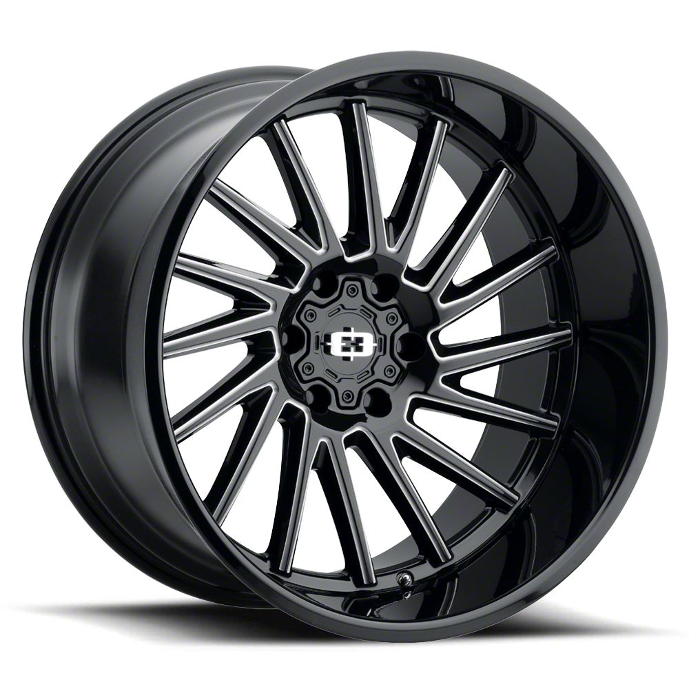 Vision Off-Road Tacoma Rapier Gloss Black Milled Spoke 6-Lug Wheel ...