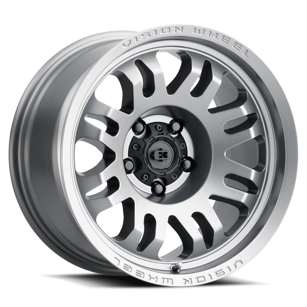 Vision Off-Road Titan Inferno Satin Grey 6-Lug Wheel; 18x9; 12mm Offset ...