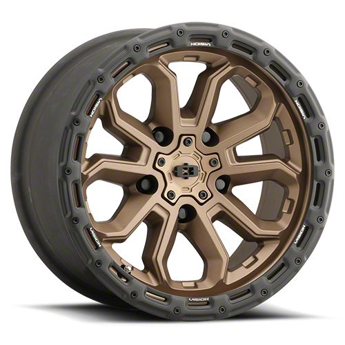 Vision Off-Road Titan Korupt Satin Bronze 6-Lug Wheel; 20x9; 12mm ...