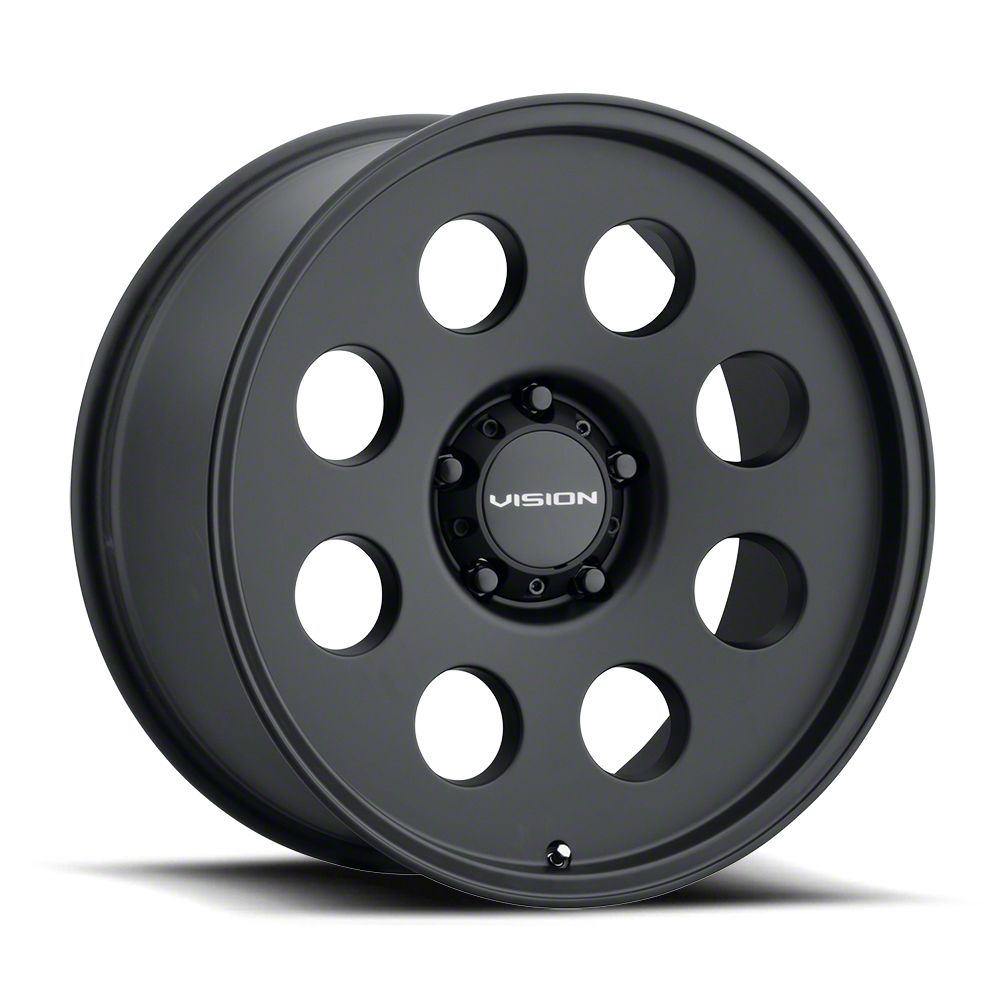 Vision Off-Road Titan XD Midway Satin Black 6-Lug Wheel; 20x12; -44mm ...