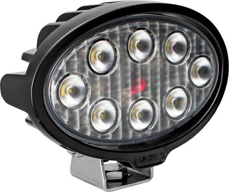 Vision X Bronco 5.60-Inch VL-Series 8-LED Oval Work Light; Flood Beam ...