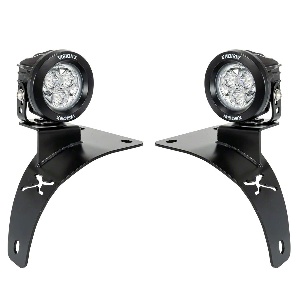 Vision X Jeep Gladiator 3.70-Inch Multi-LED CG2 Light Mini Cannon Cowl ...