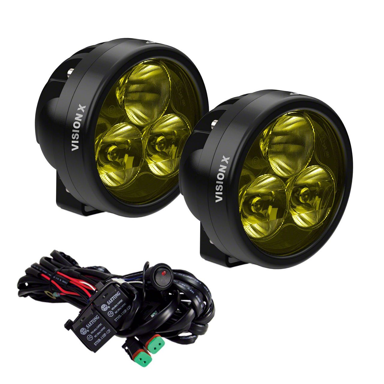 Vision X Jeep Gladiator CR-3 Hybrid Beam Driving Light; Selective ...