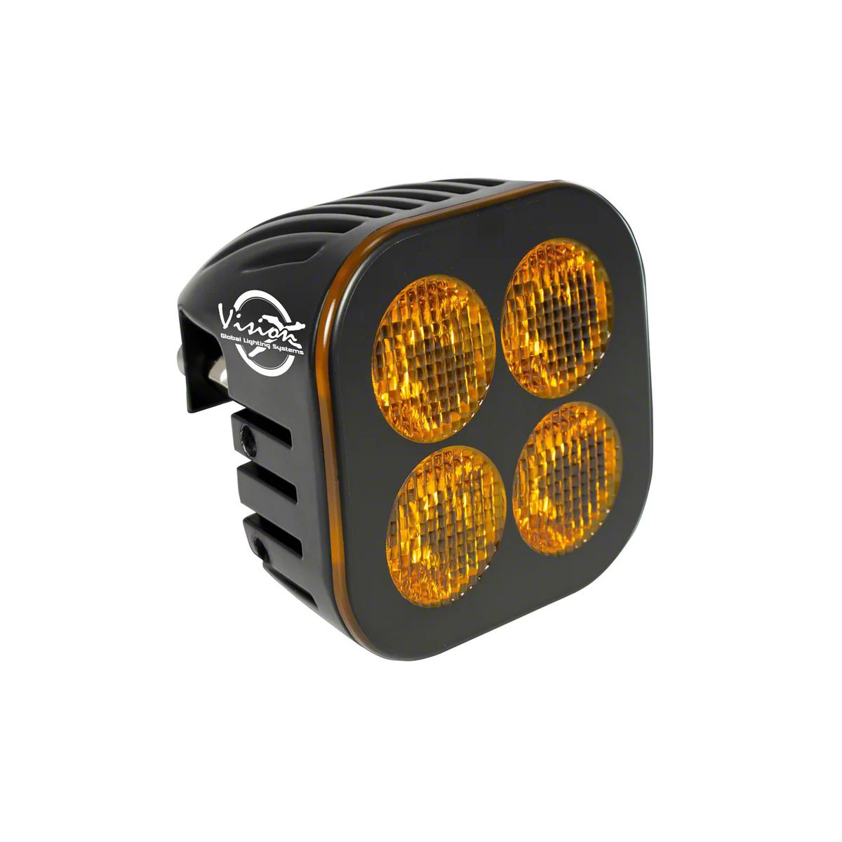 Vision X Jeep Gladiator Unite Series LED Module Pod; Blackout Amber ...