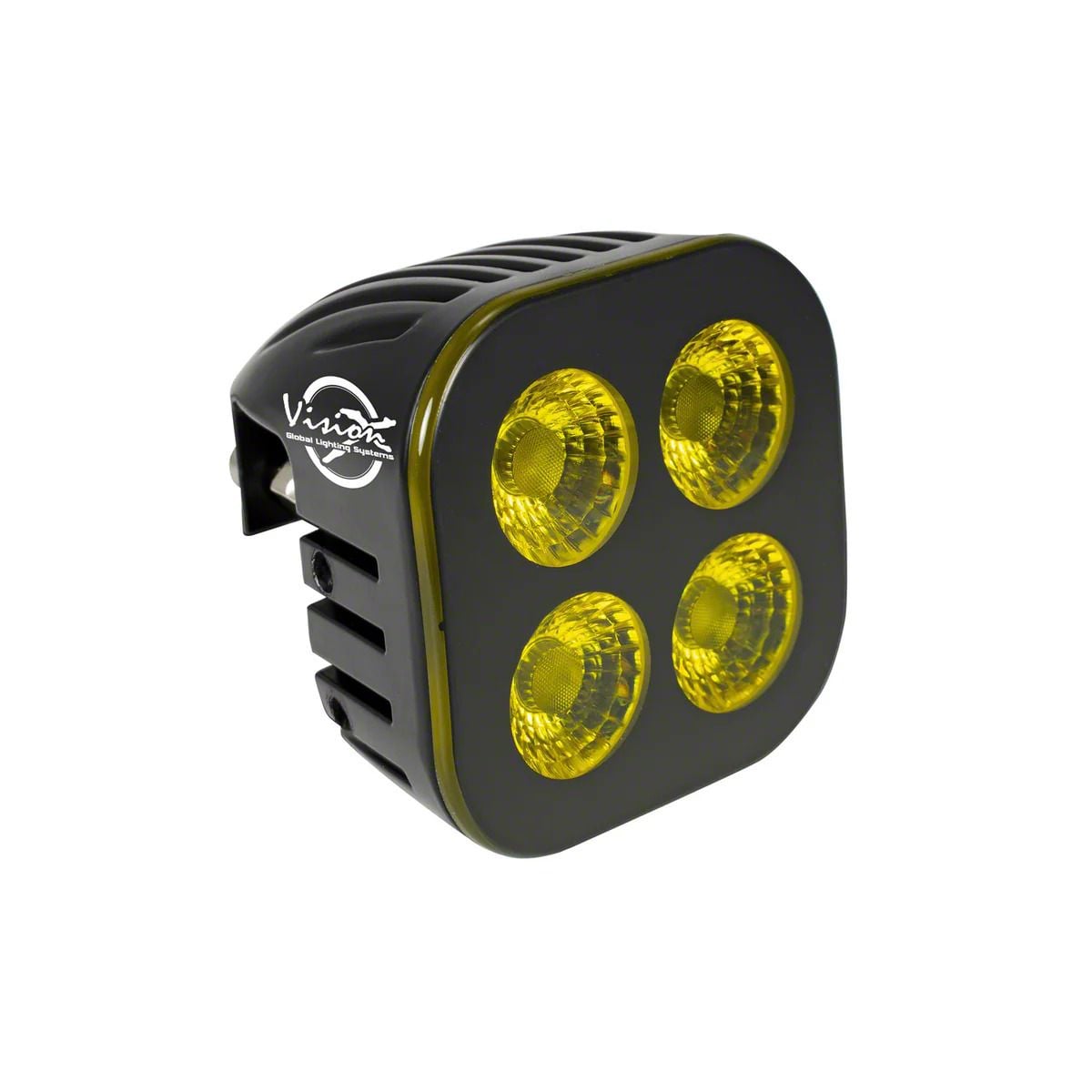 Vision X Jeep Gladiator Unite Series LED Module Pod; Blackout Yellow ...
