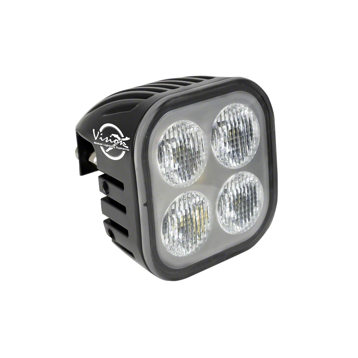 Vision X Tacoma Unite Series LED Module Pod; Blackout White; Elliptical ...