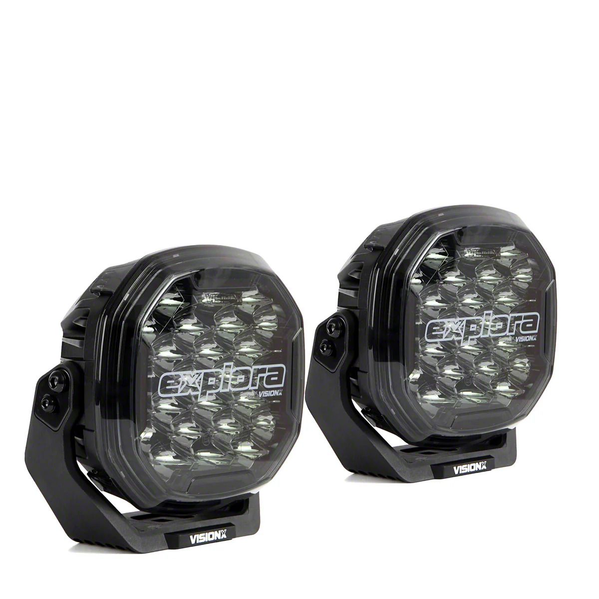 Vision X Tundra 6-Inch Explora LED Driving Light Pods with Dual-Color ...