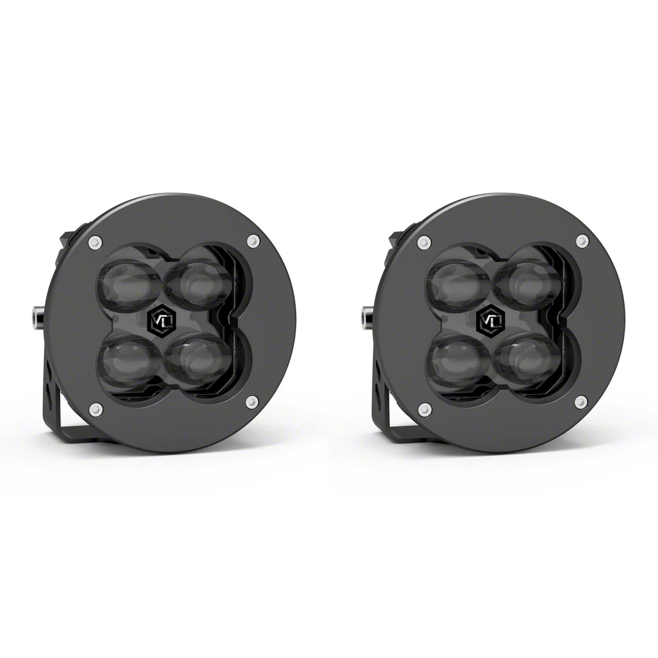 Vivid Lumen Industries Frontier FNG RR 3-Inch Round LED Light Pods; Fog ...