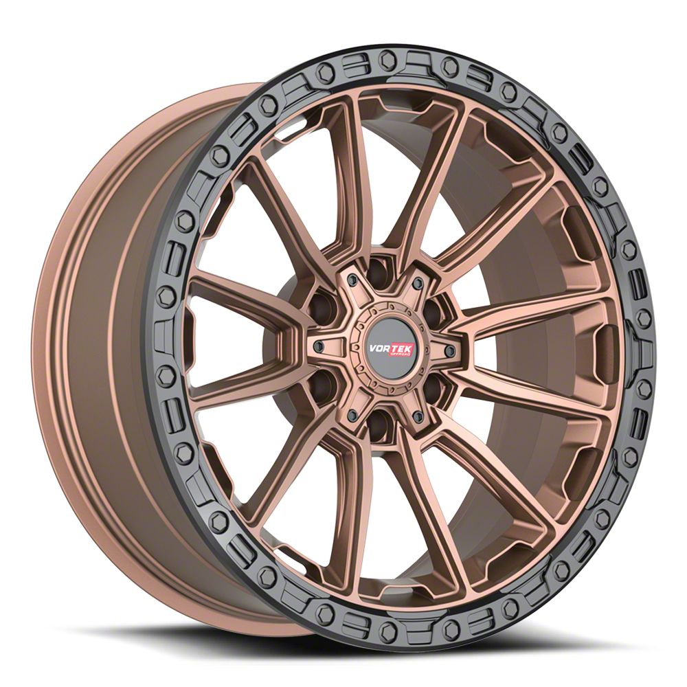 Vortek Off-Road Toyota 4-Runner VRT-601 Matte Bronze with Black Bead ...