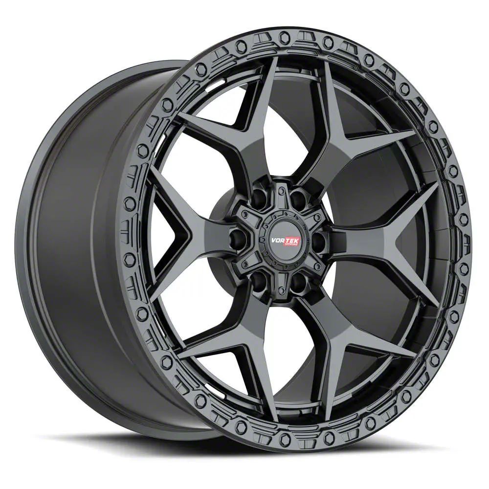 Vortek Off-Road Toyota 4-Runner VRT-603 Matte Black 6-Lug Wheel; 17x9 ...