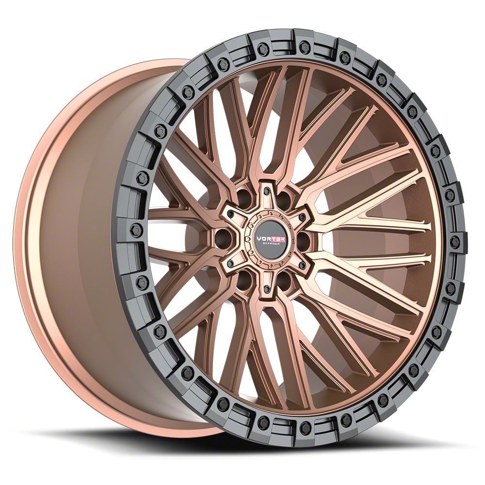 Vortek Off-Road Toyota 4-Runner VRT-608 Matte Bronze with Black Bead ...