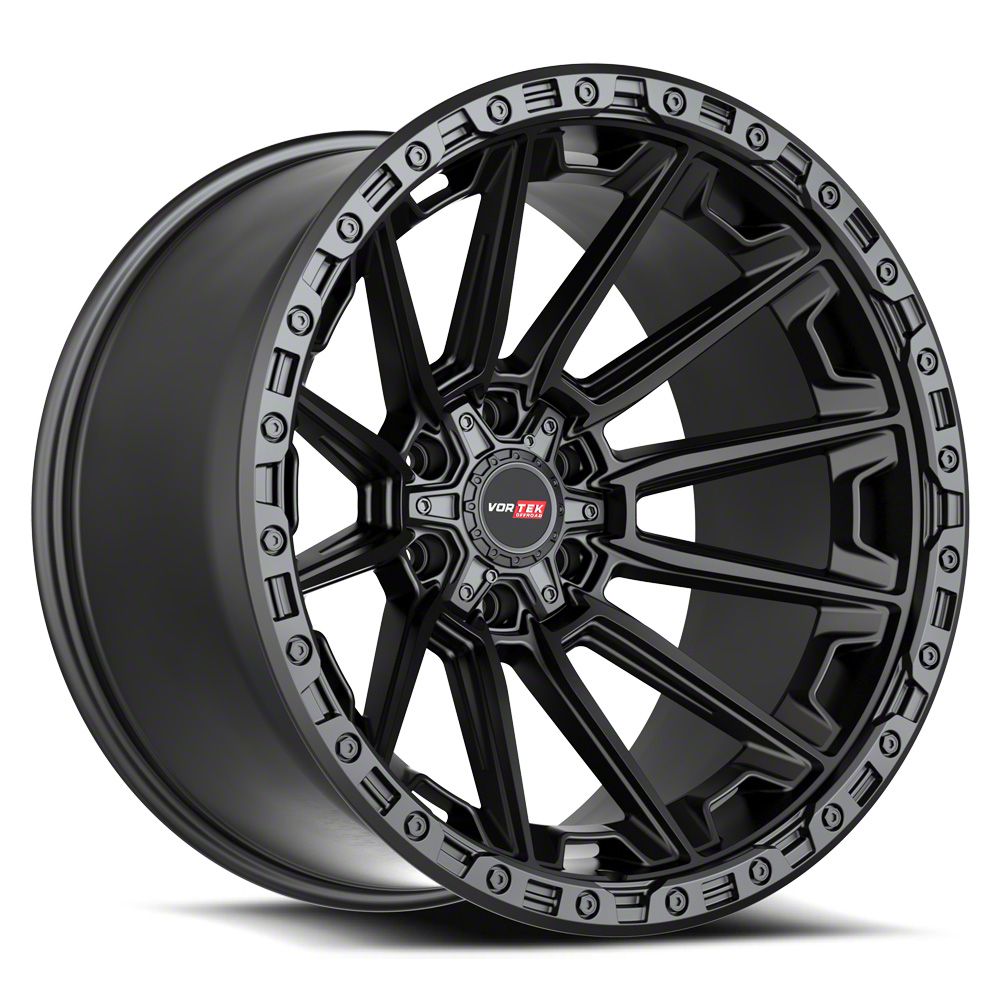 Vortek Off-Road Toyota 4-Runner VRT-601 Matte Black 6-Lug Wheel; 24x10 ...