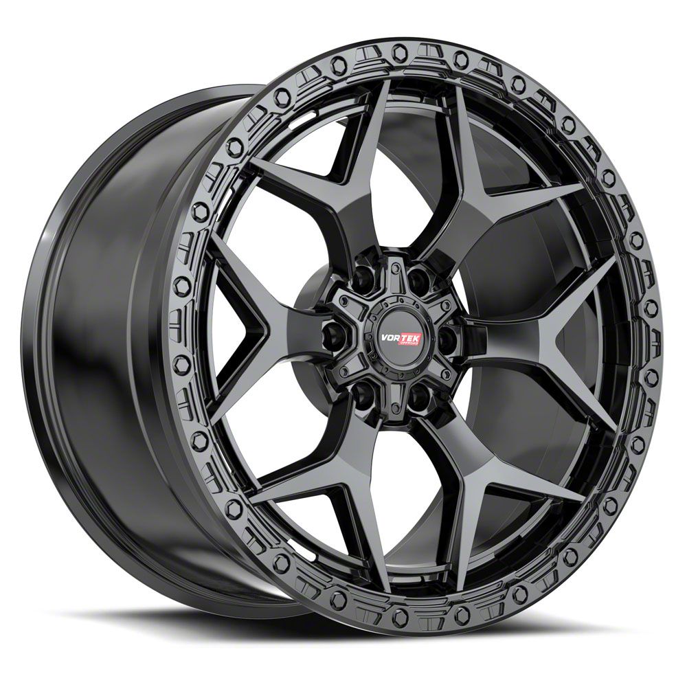 Vortek Off-Road Toyota 4-Runner VRT-603 Satin Black 6-Lug Wheel; 17x9 ...
