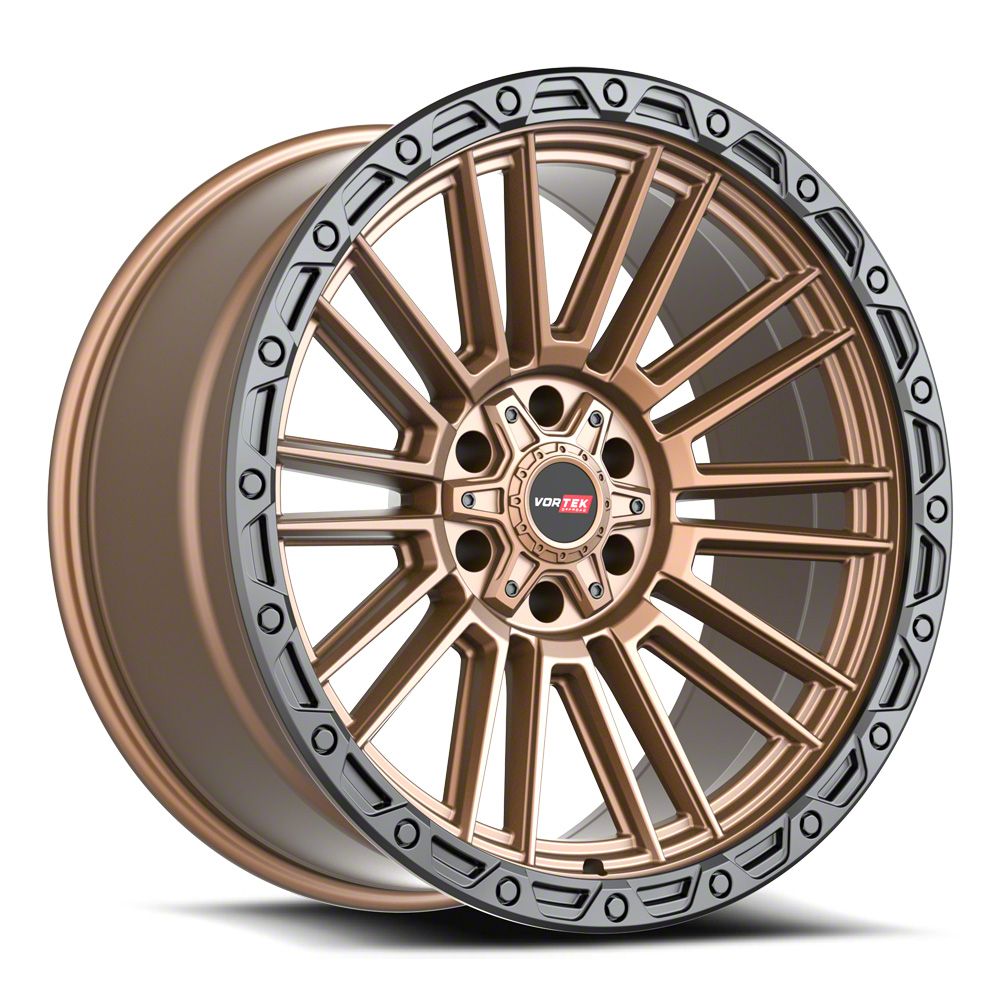 Vortek Off-Road Toyota 4-Runner VRT-604 Matte Bronze with Black Bead ...