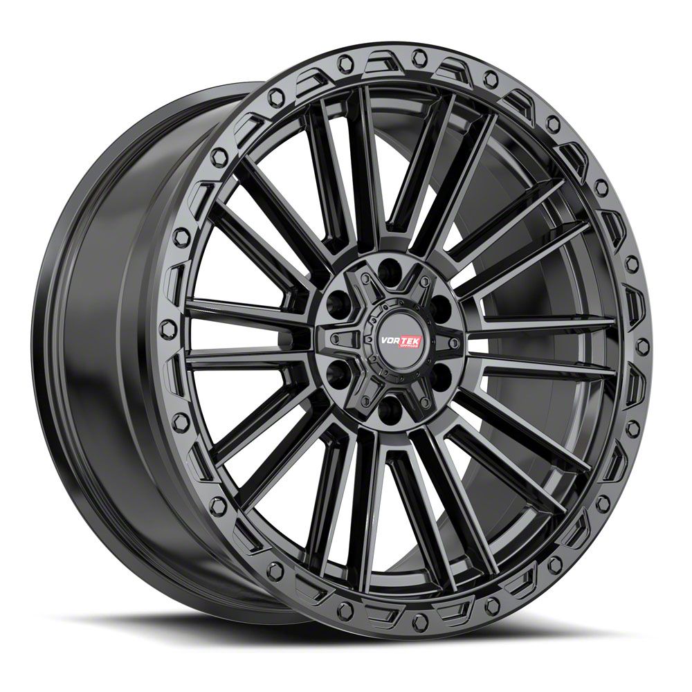 Vortek Off-Road Toyota 4-Runner VRT-604 Satin Black 6-Lug Wheel; 18x9 ...