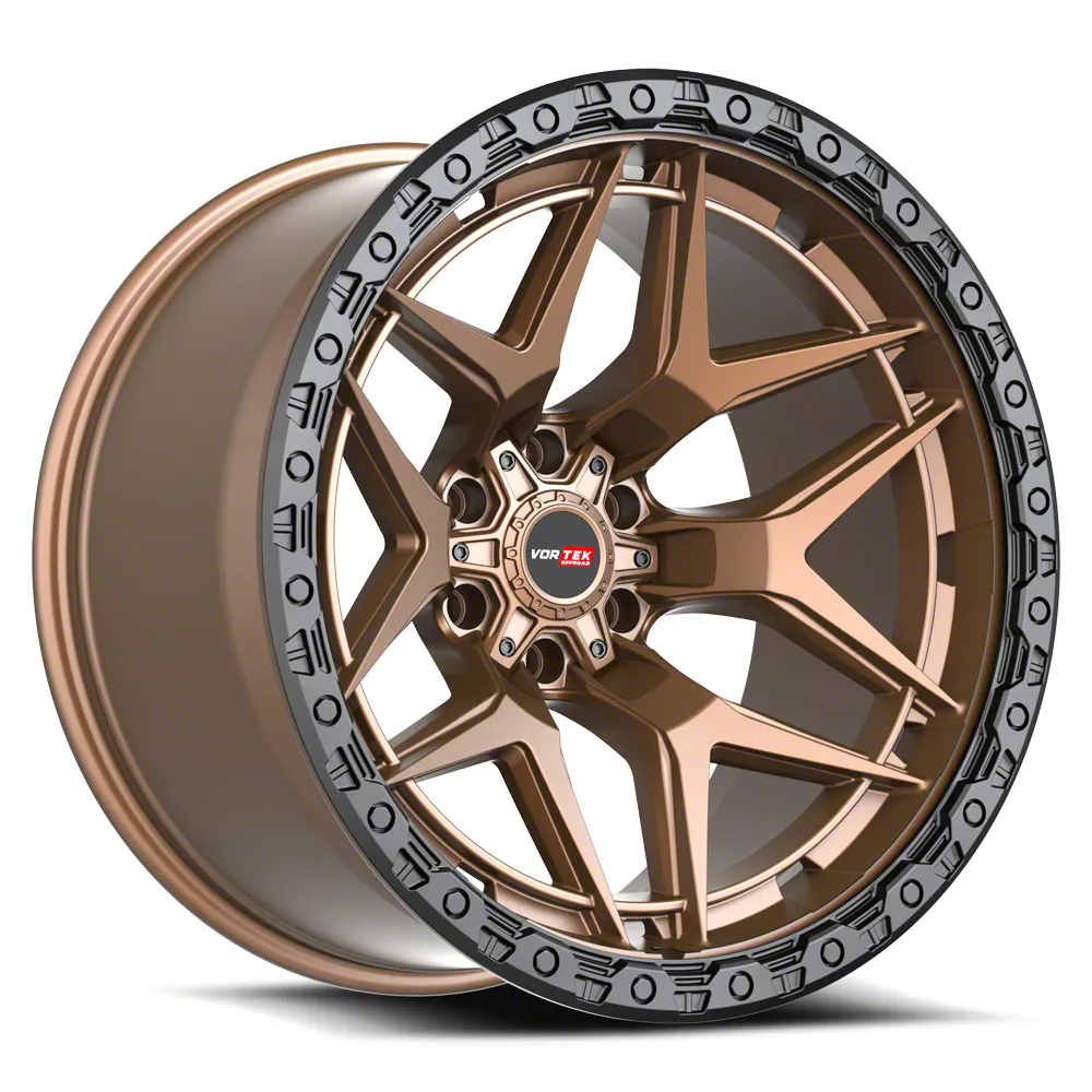 Vortek Off-Road Toyota 4-Runner VRT-603 Matte Bronze with Black Bead ...