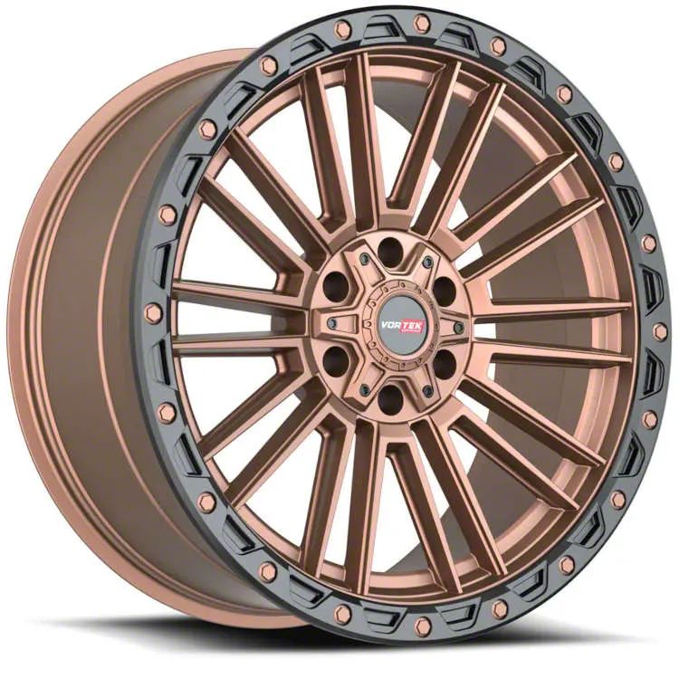 Vortek Off-Road Toyota 4-Runner VRT-604 Matte Bronze with Black Bead ...