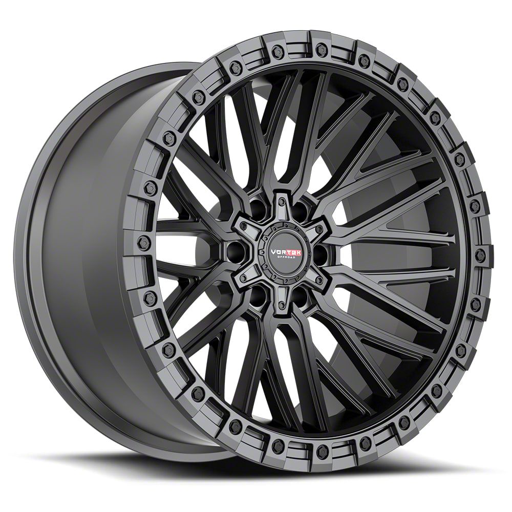 Vortek Off-Road Toyota 4-Runner VRT-608 Matte Black 6-Lug Wheel; 20x10; -24mm Offset 608201057 ...