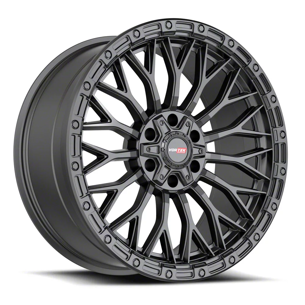 Vortek Off-Road Bronco VRT-607 Matte Black 6-Lug Wheel; 18x9; -12mm ...