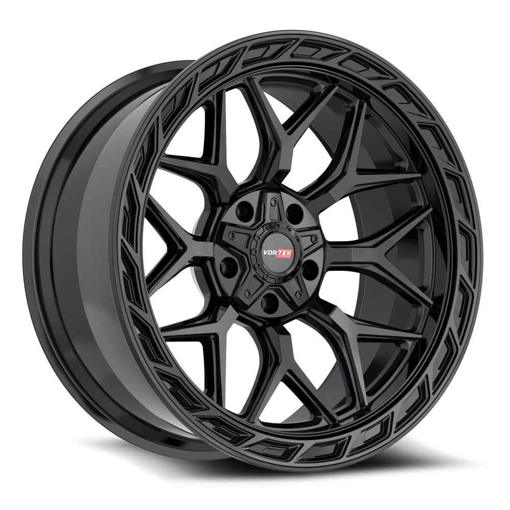 Vortek Off-Road Jeep Grand Cherokee VRP-504 Gloss Black Wheel; 20x9 ...