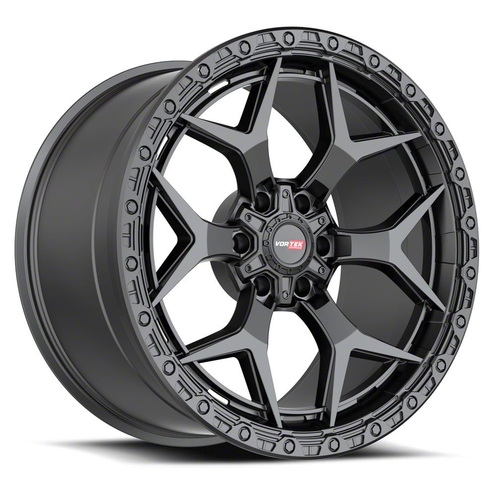 Vortek Off-Road Tundra VRT-603 Matte Black 6-Lug Wheel; 20x9; 18mm ...