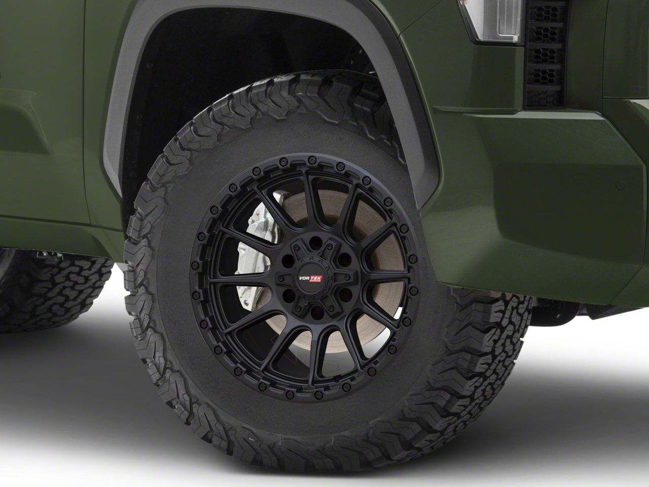 Vortek Off-Road Tundra VRT-606 Matte Black 6-Lug Wheel; 18x9; 18mm ...