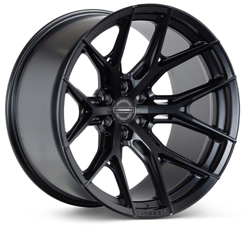 Vossen Bronco HF6-4 Deep Satin Black 6-Lug Wheel; 24x10; 25mm Offset ...