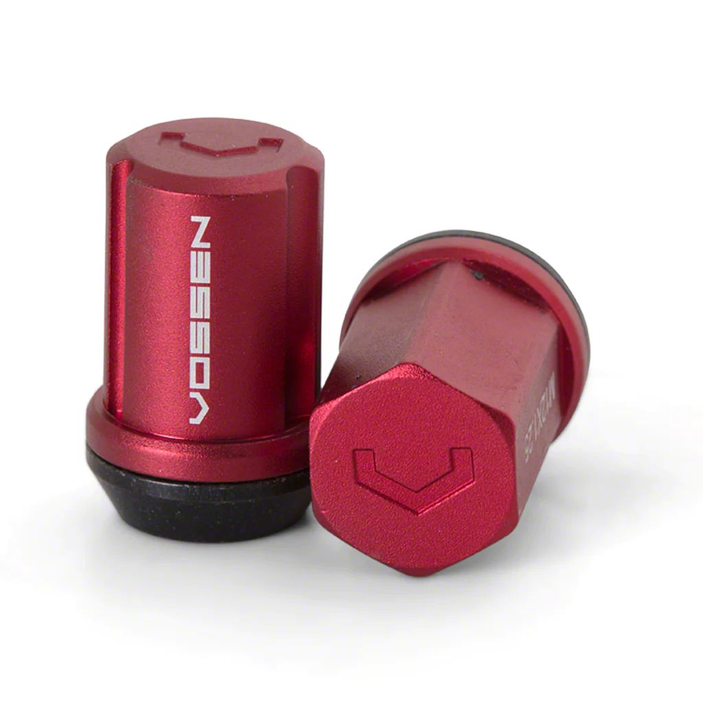Vossen Jeep Wrangler Red Locking Lug Nuts; M14 x 1.5 LUG-NL1450-RD (18 ...