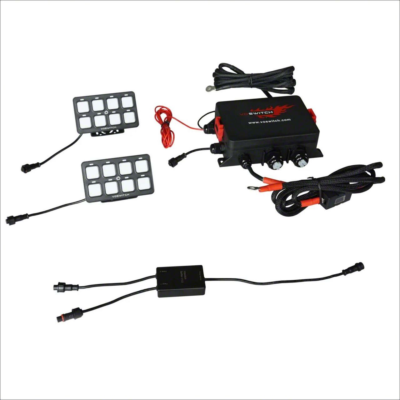 Voswitch Tacoma UV100D Dual Control Switch Panel Power Distribution ...