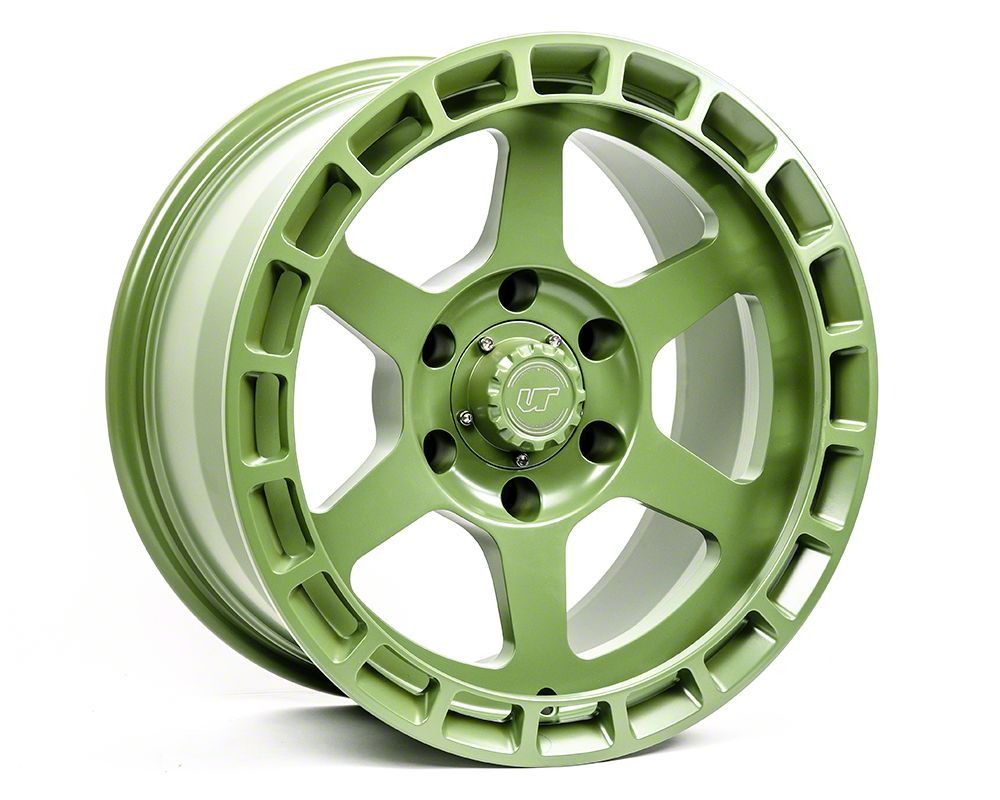 VR Forged Tacoma D14 Satin Army Green 6-Lug Wheel; 17x8.5; -8mm Offset ...