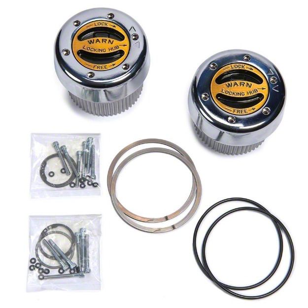 WARN Bronco Premium Manual Locking Hubs for Dana 60 Axle; 35-Spline ...