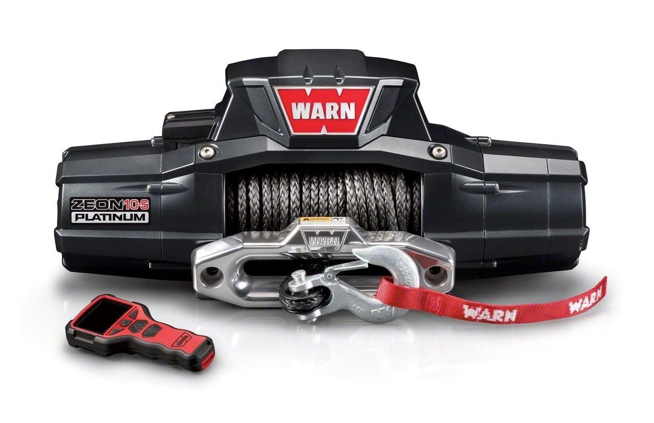 WARN Jeep Gladiator ZEON 10-S Platinum 10,000 lb. Winch with Synthetic ...
