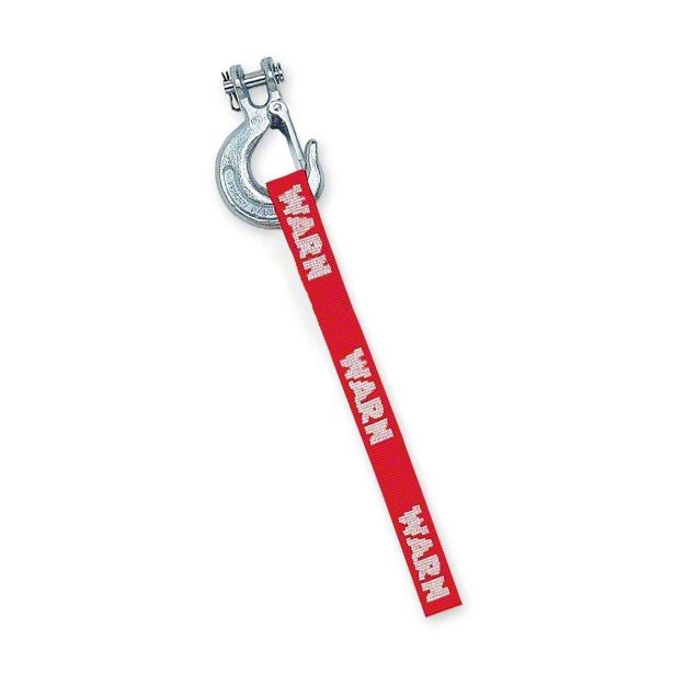 WARN Tacoma Winch Hook Strap; Red W3669645 - Free Shipping
