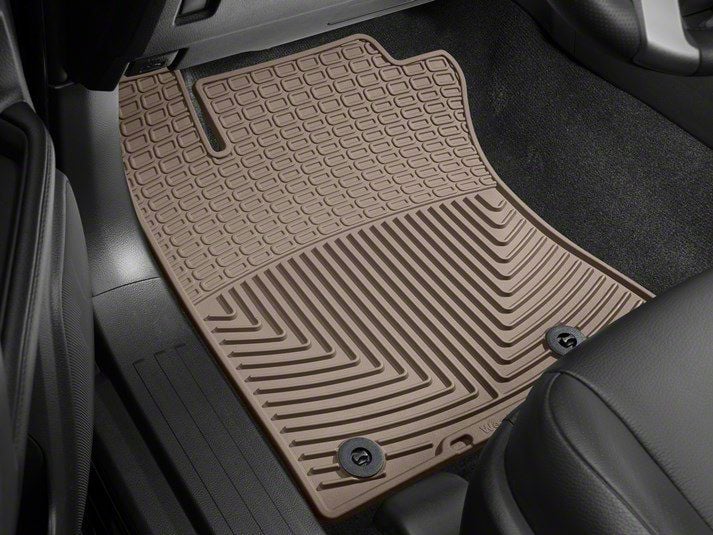 Weathertech Toyota 4-Runner All-Weather Front Rubber Floor Mats; Tan ...