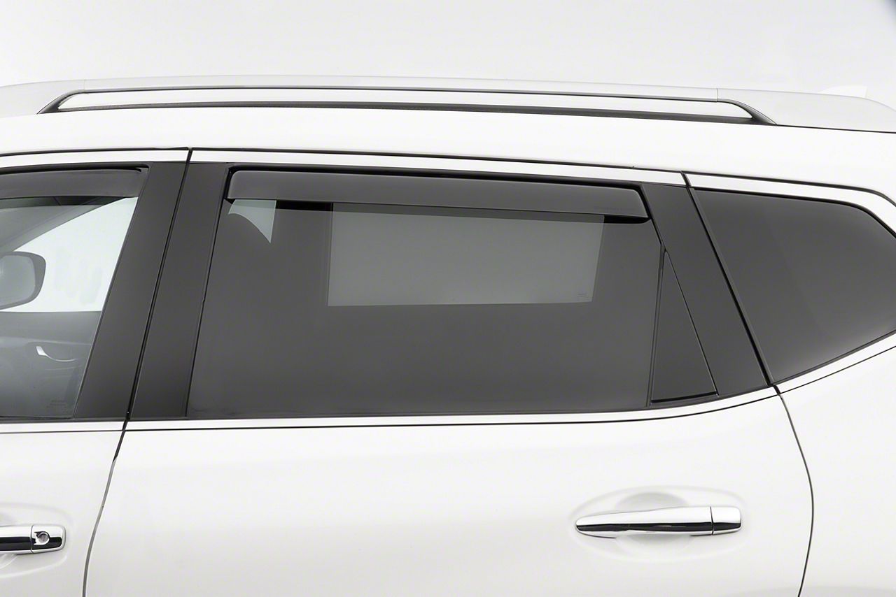 Weathertech Bronco Sport Side Window Deflectors; Rear; Dark Smoke ...