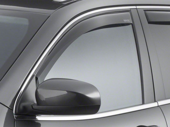 Weathertech Jeep Cherokee Side Window Deflectors; Front; Dark Smoke ...