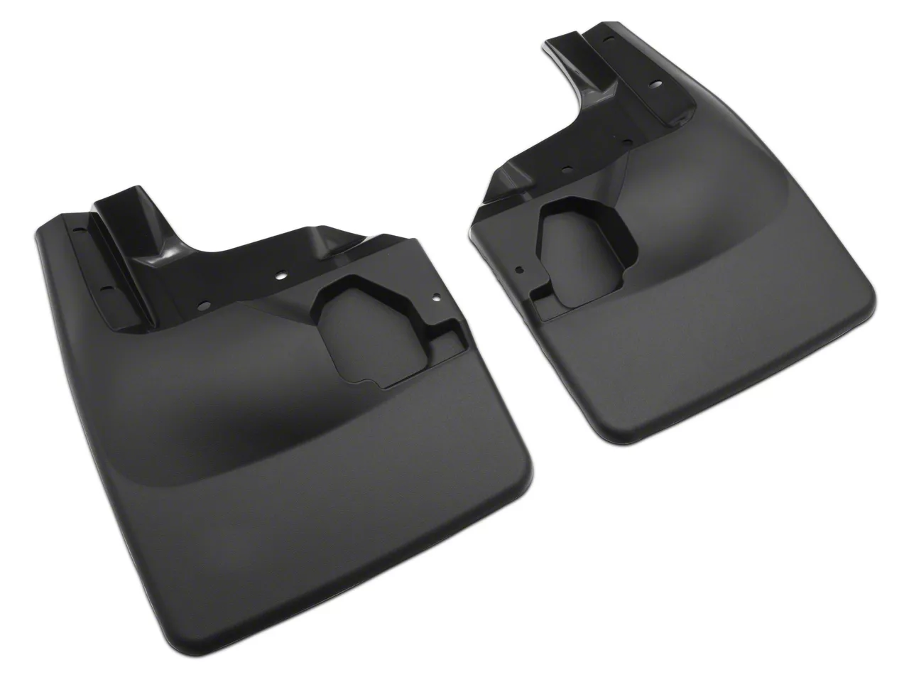 Weathertech Jeep Gladiator No-Drill Mud Flaps; Front; Black 110100 (20 ...